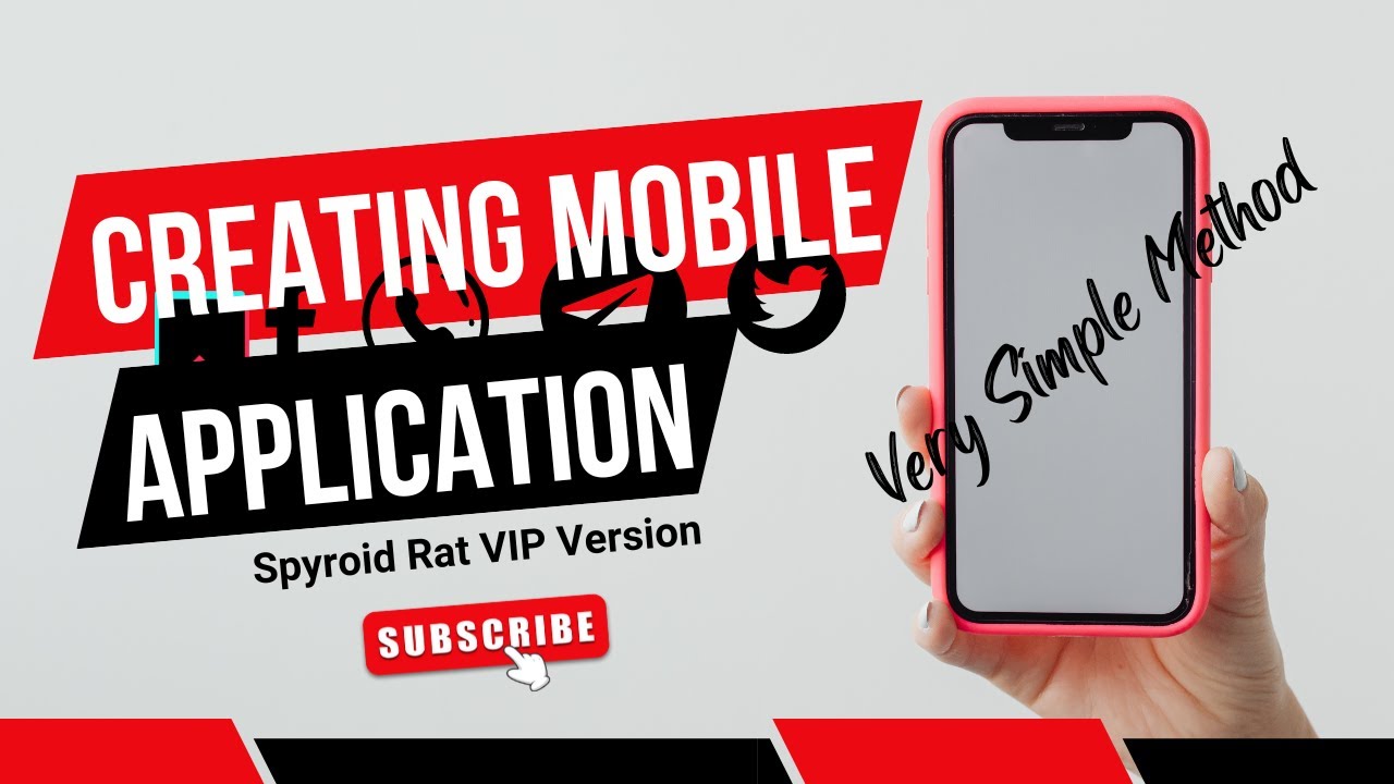 Creating Application in Spyroid rat | Very Easy Process | #spyroid rat ...