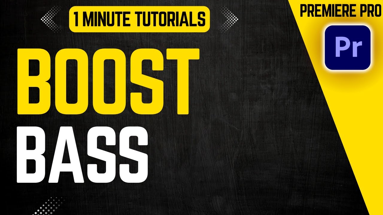 How To Boost Bass In Premiere Pro 2025 | Adobe Tutorials - YouTube