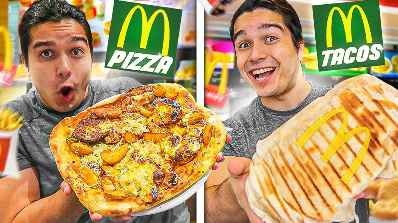 JE TESTE LE TACOS ET LA PIZZA MCDONALD'S ! - YouTube