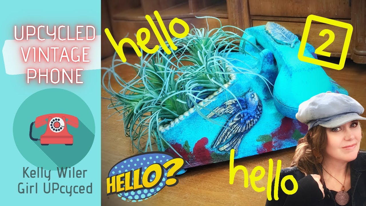 Vintage flea market UPcycle part 2 - YouTube