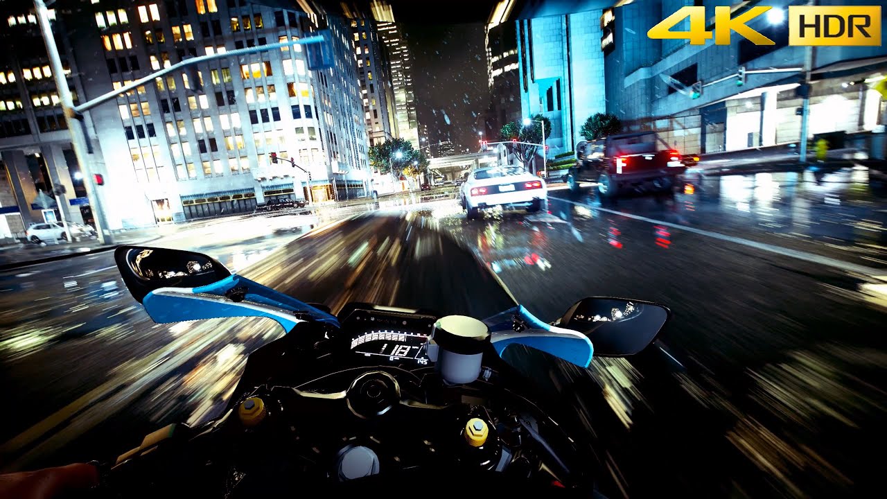 ⁴ᴷ⁶⁰ GTA V: Yamaha R7 Gameplay with Brutal Engine Sound & Latest QuantV ...