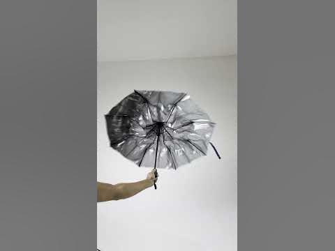 Автоматический зонт синий париж - YouTube