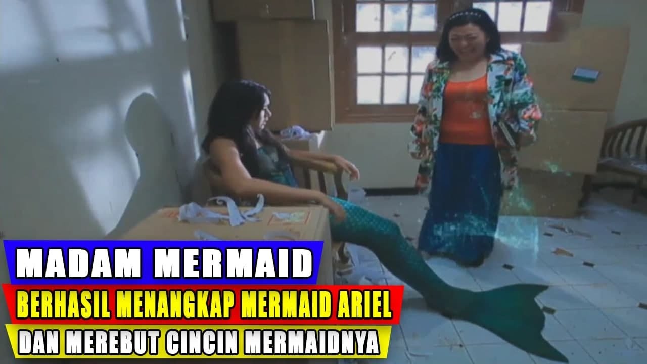 Madam mermaid berhasil menangkap mermaid ariel dan merebut cincin ...