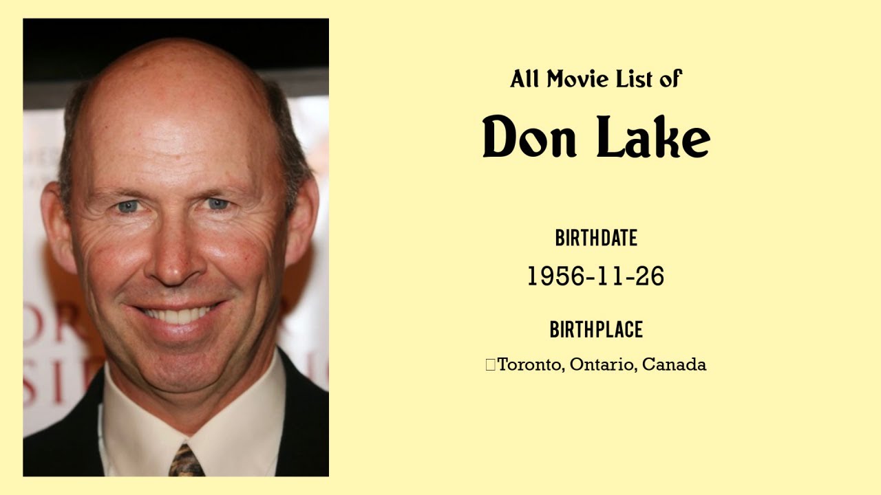 Don Lake Movies list Don Lake| Filmography of Don Lake - YouTube