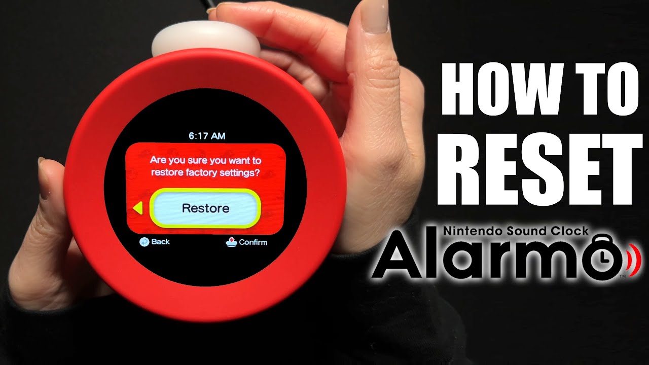 How To RESET Your Nintendo ALARMO - YouTube