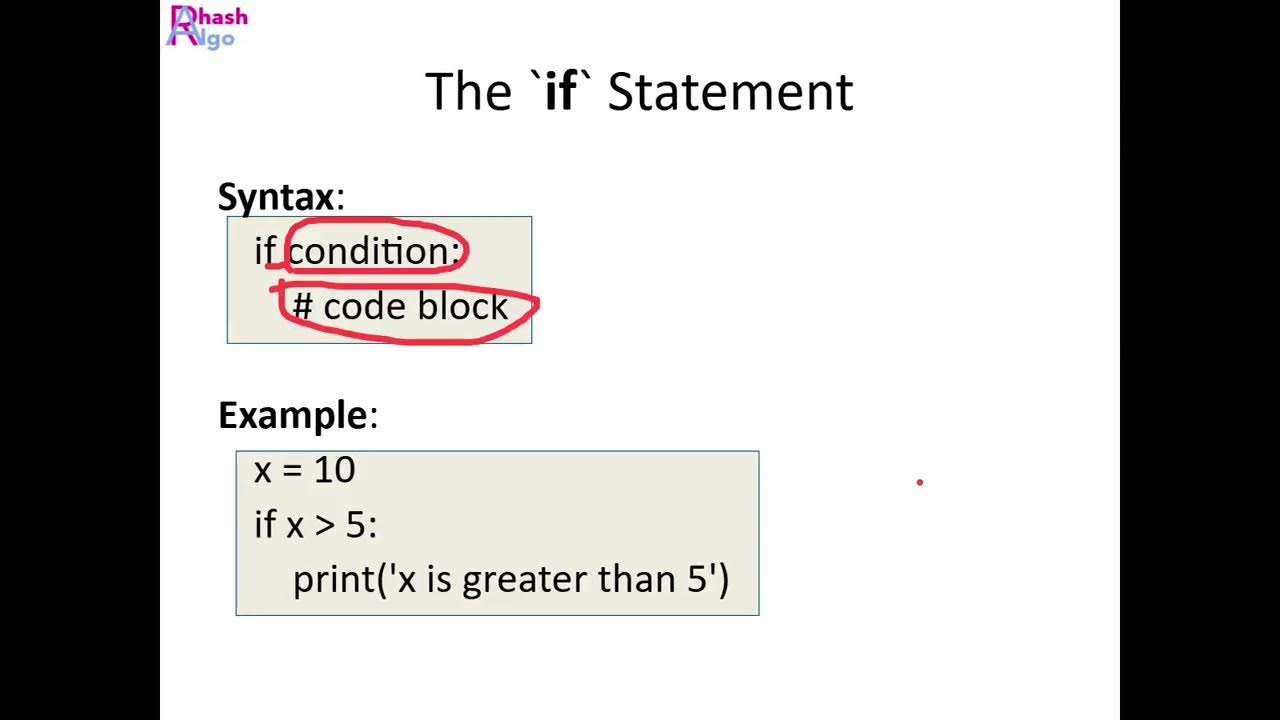 7. Python Conditionals | Control Flow - YouTube
