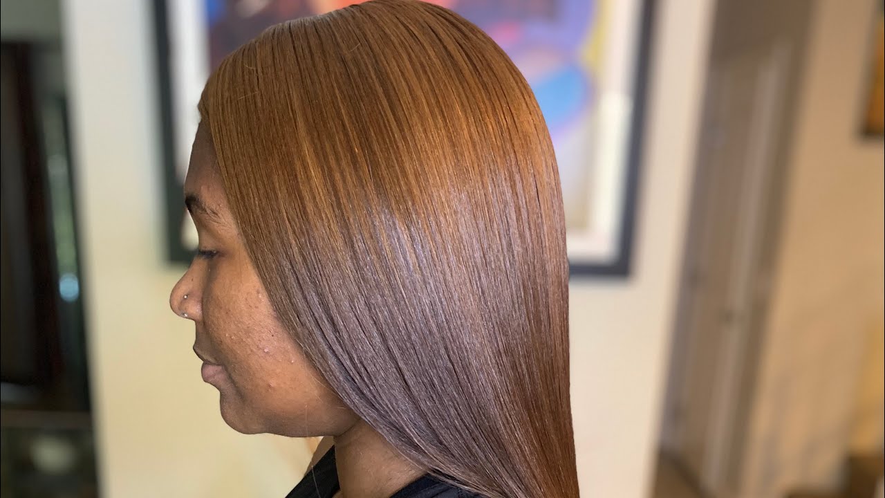 Lightening Pre-Colored Hair - YouTube