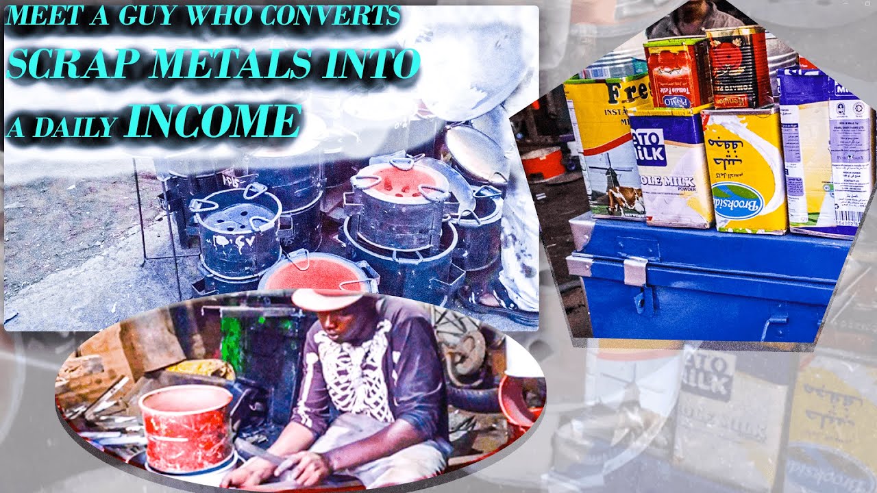 How to Turn Scrap Metal into Profitable Cooking Stoves | Easy DIY Jiko ...