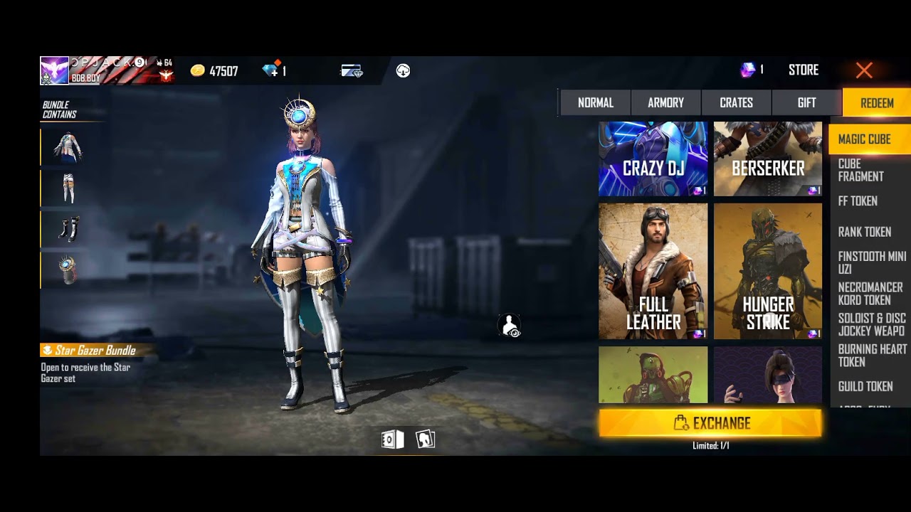Unlock bandit bundal ff - YouTube