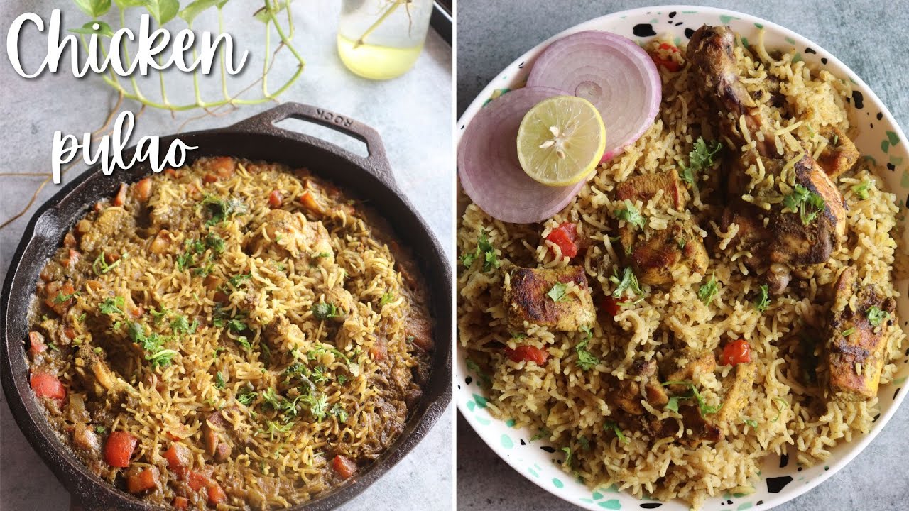 Goan Green Chicken Curry Rice | How To Make The Best Chicken Rice - YouTube