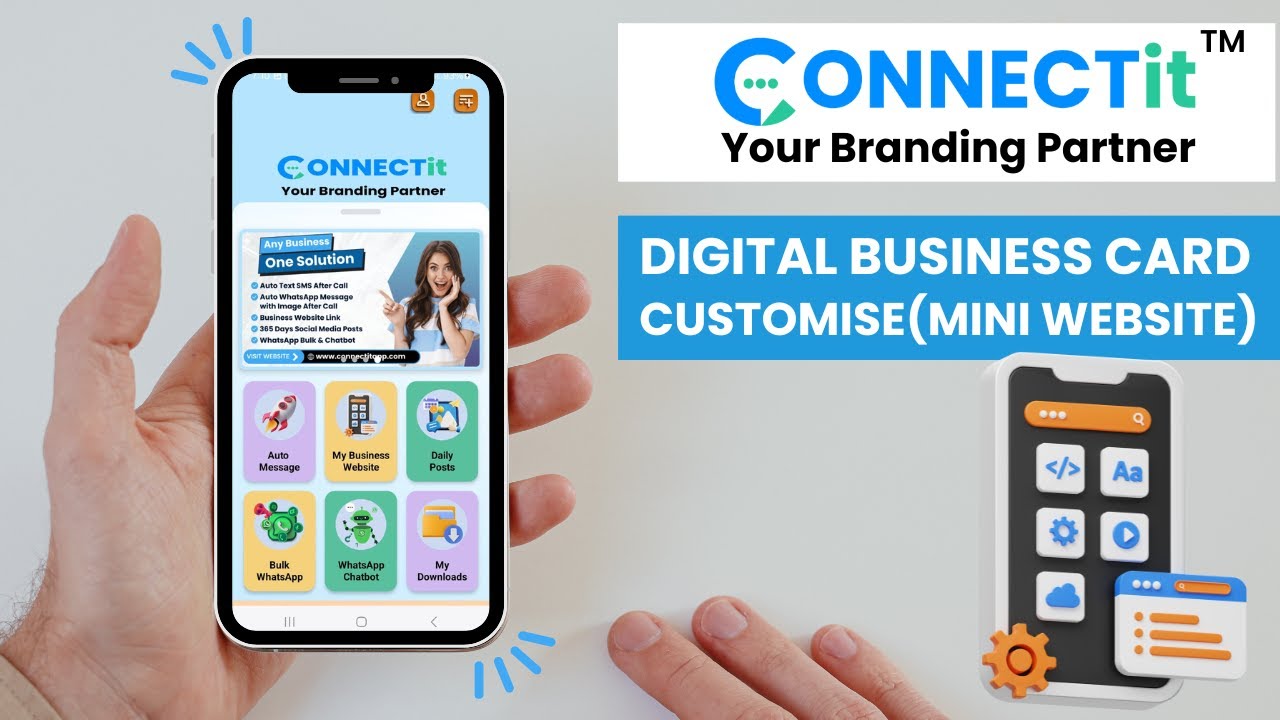 Customize Your Business Card Link (mini website) | How to edit business ...