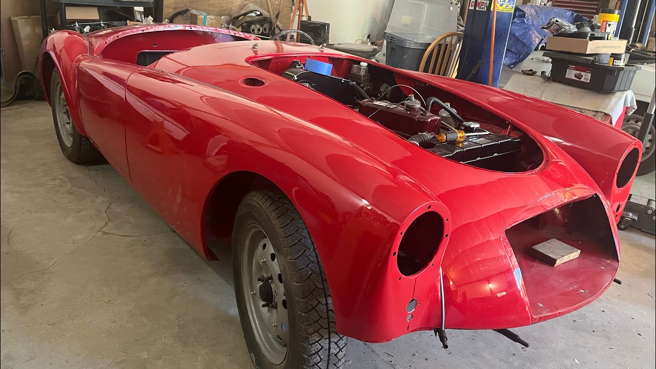 Final assembly 1960 MGA part 2 - YouTube