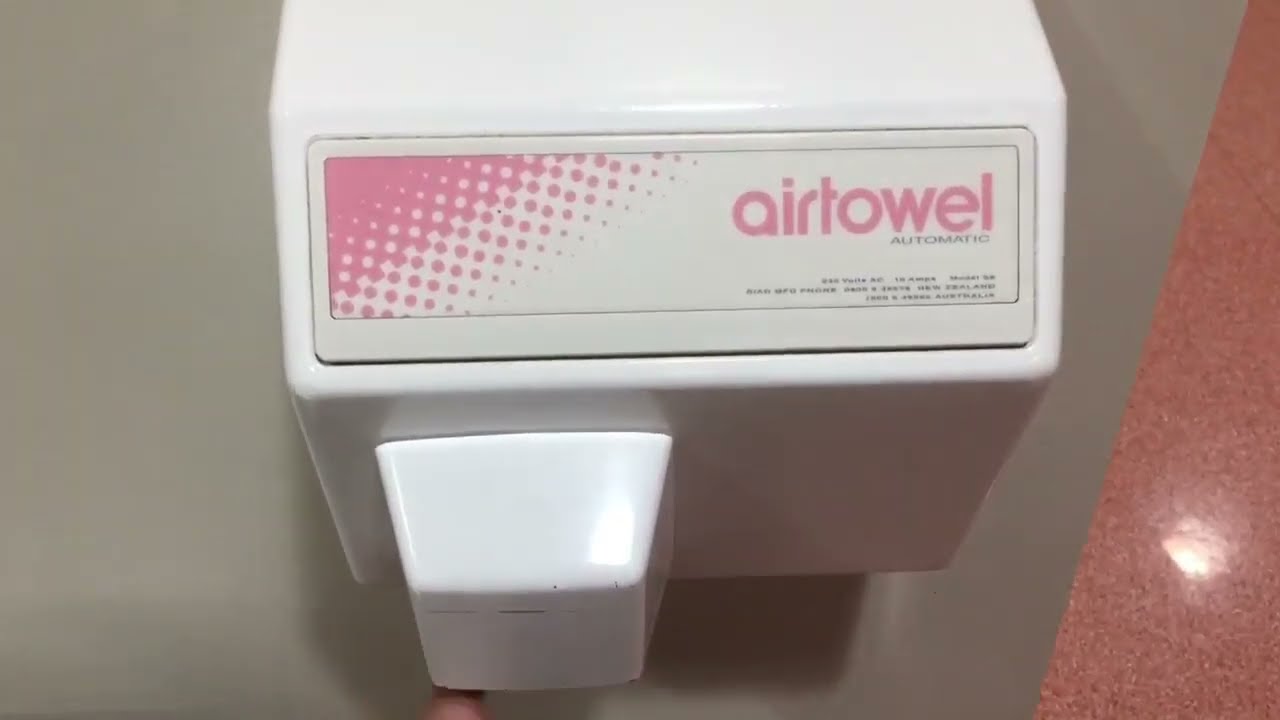 Rare Airtowel S9 Hand Dryer at Taupo Events Centre - YouTube