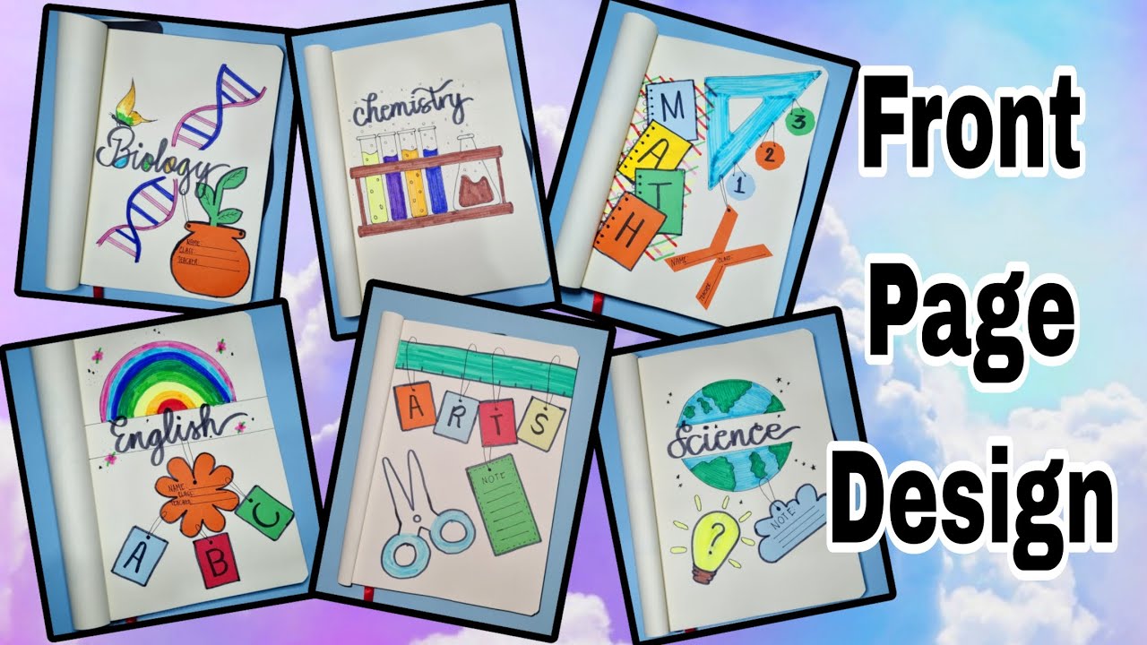 Front Page Design Ideas | How to make front page design in every ...