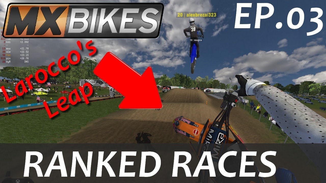 LAROCCO's LEAP on a 250cc | Ranked races |Mx Bikes | Ep03 - YouTube