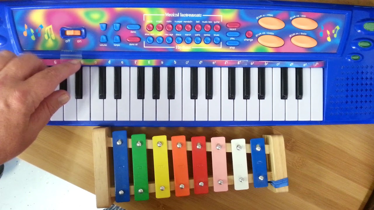 Play your Xylophone to Keyboard Demo Music - YouTube