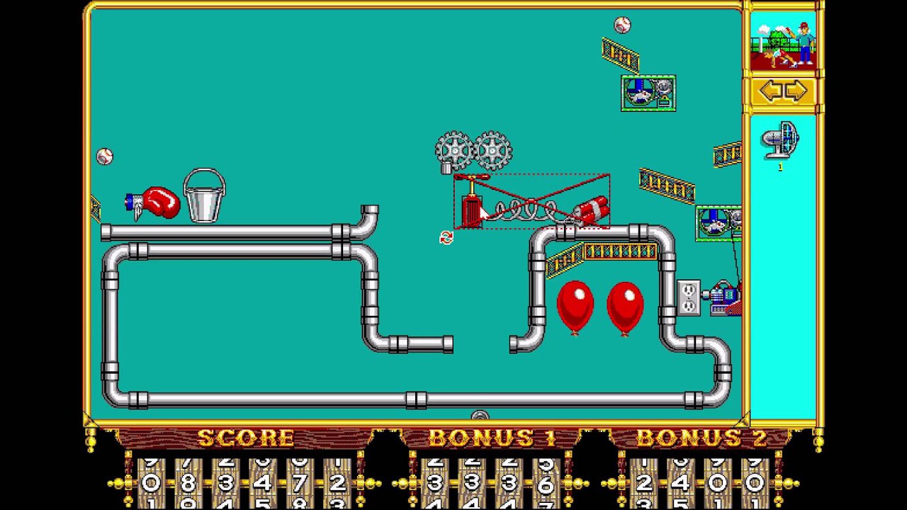 The Even More Incredible Machine - Puzzle 119: "Balloon Exterminator ...