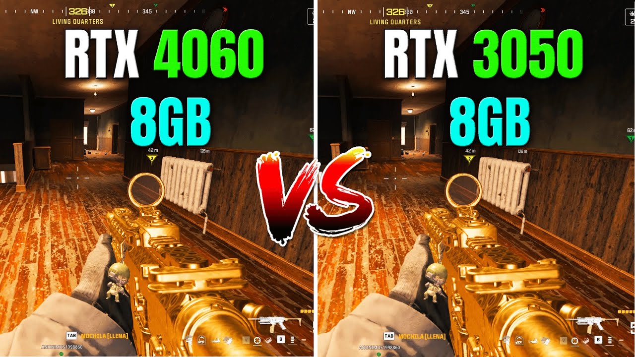RTX 4060 8GB VS RTX 3050 8GB | Test In 5 Games | Ultra Settings 1080p ...