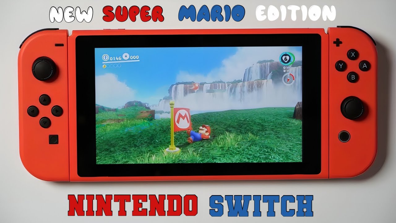 New super Mario edition Nintendo switch - YouTube
