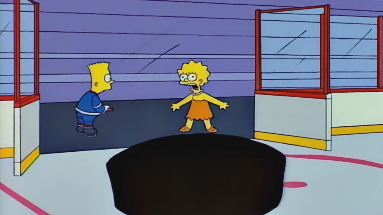 Lisa Becomes A Hockey Goalie (HD) The Simpsons - YouTube