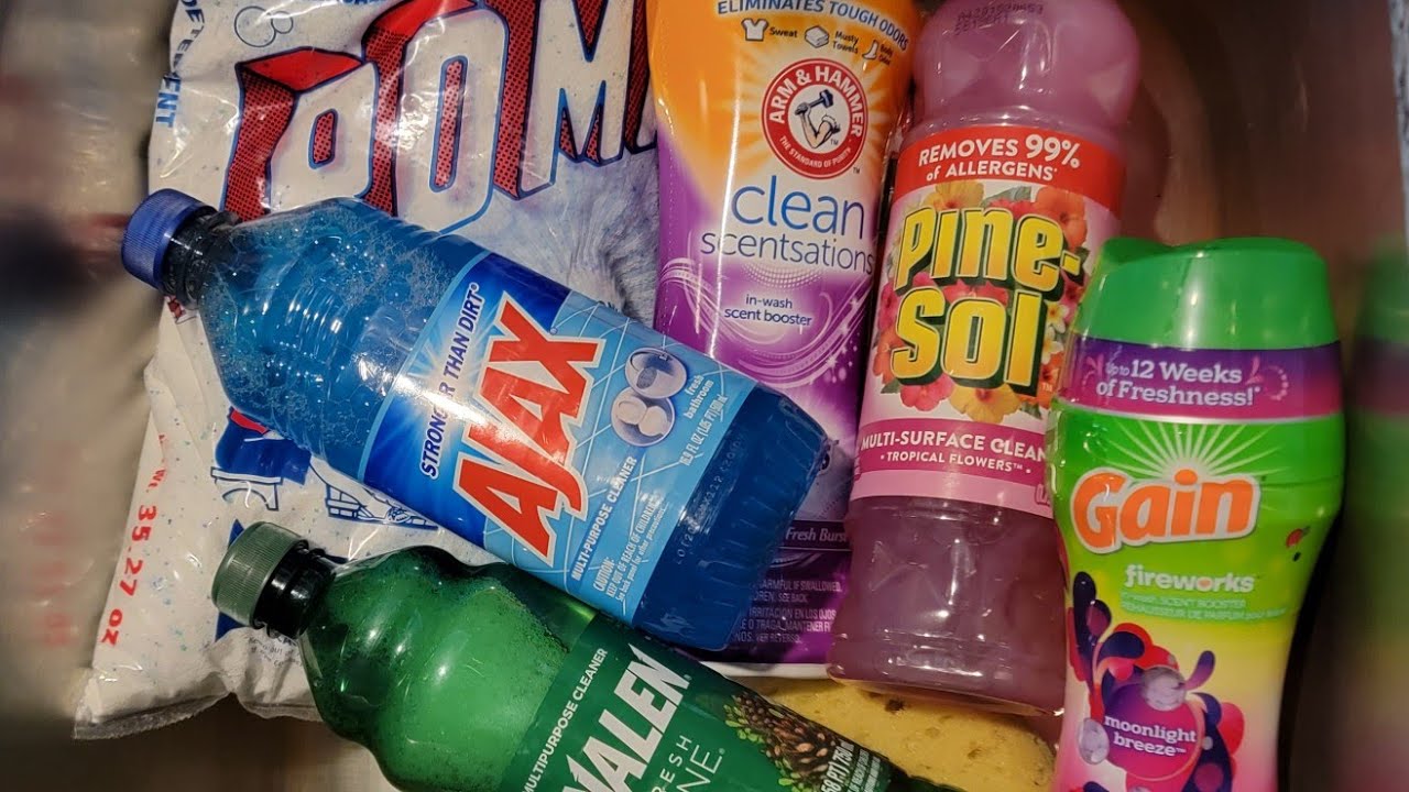 Roma, Tropical Flowers PineSol, 💙AJAX, Pinalen, Pink & Purple Laundry ...