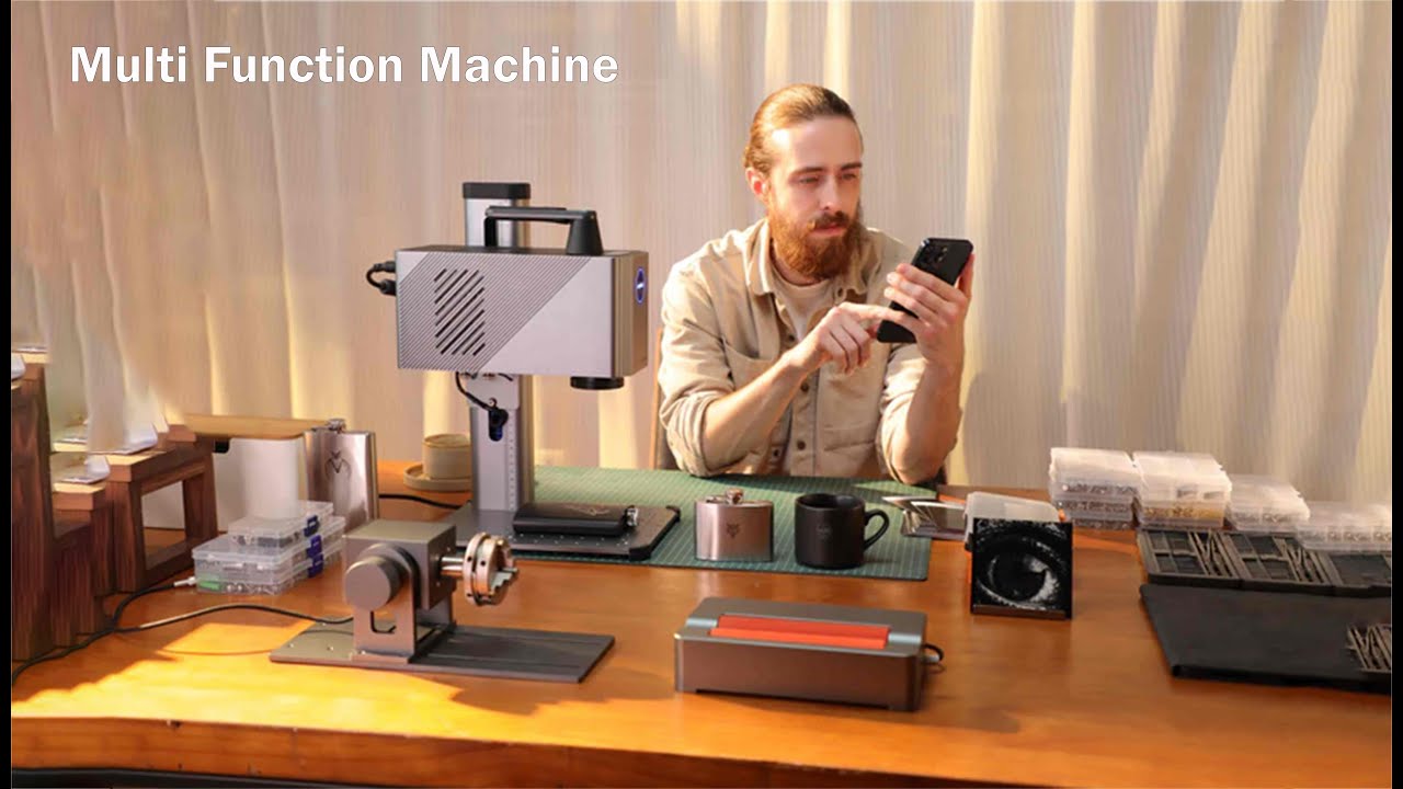 AJIPOWER SMART LASER MARKING F20 - YouTube