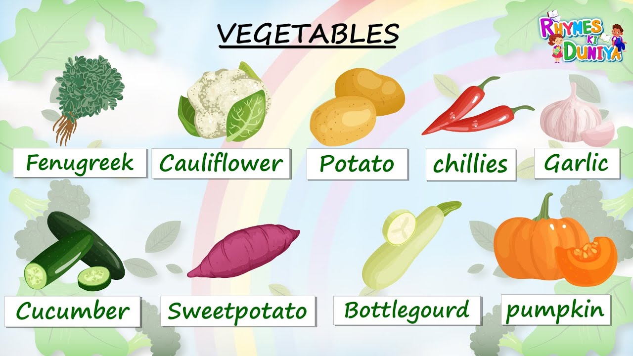 Vegetable Names Made Easy: Fun Learning for Kids! Let's Get Veggie! Fun ...
