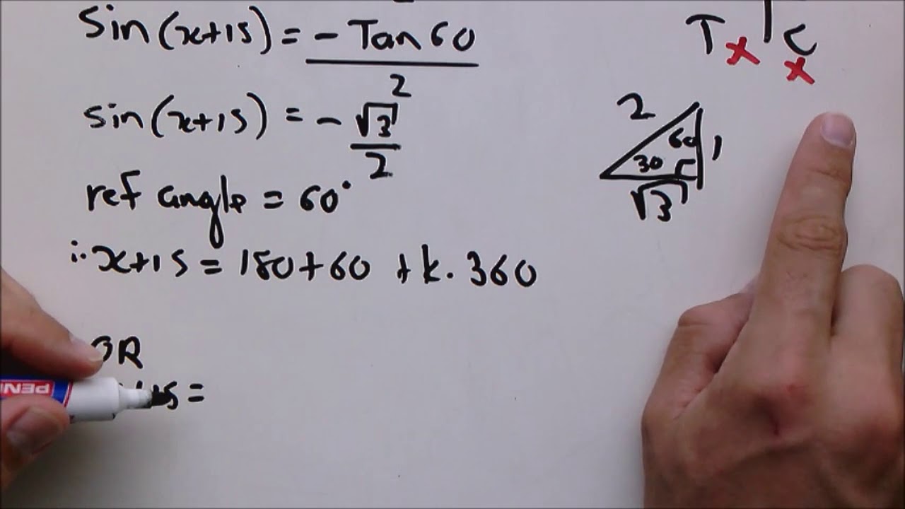 15 Trigonometric equations Working with you CAST diagram - YouTube