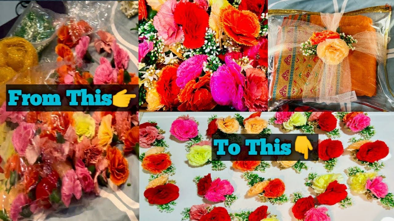 Wedding trousseau packing ideas| Flower Decoration ideas|Engagement ...
