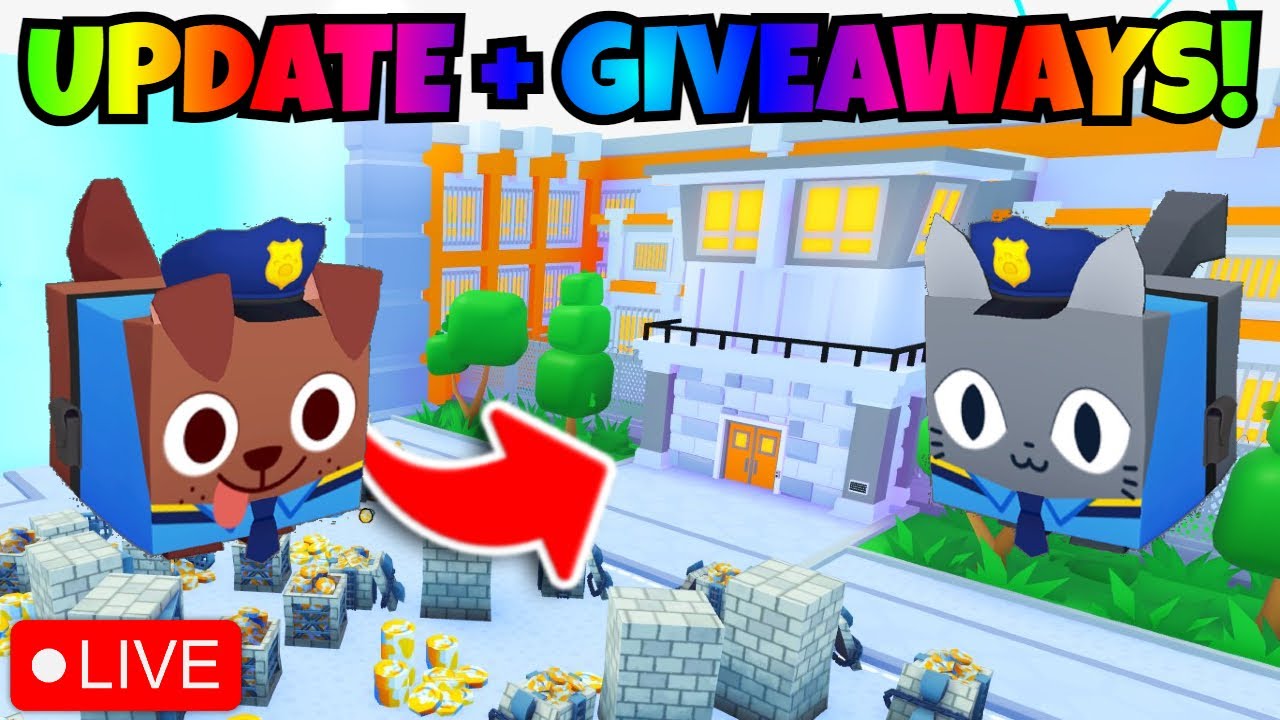 🔴 LIVE PET SIMULATOR 99 VOID/PRISON UPDATE 😈 + HUGE PET GIVEAWAYS ...