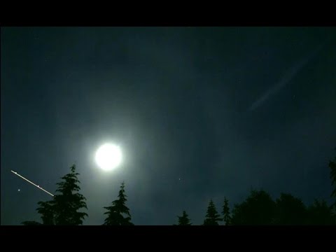 Moon and Stars time lapse - YouTube