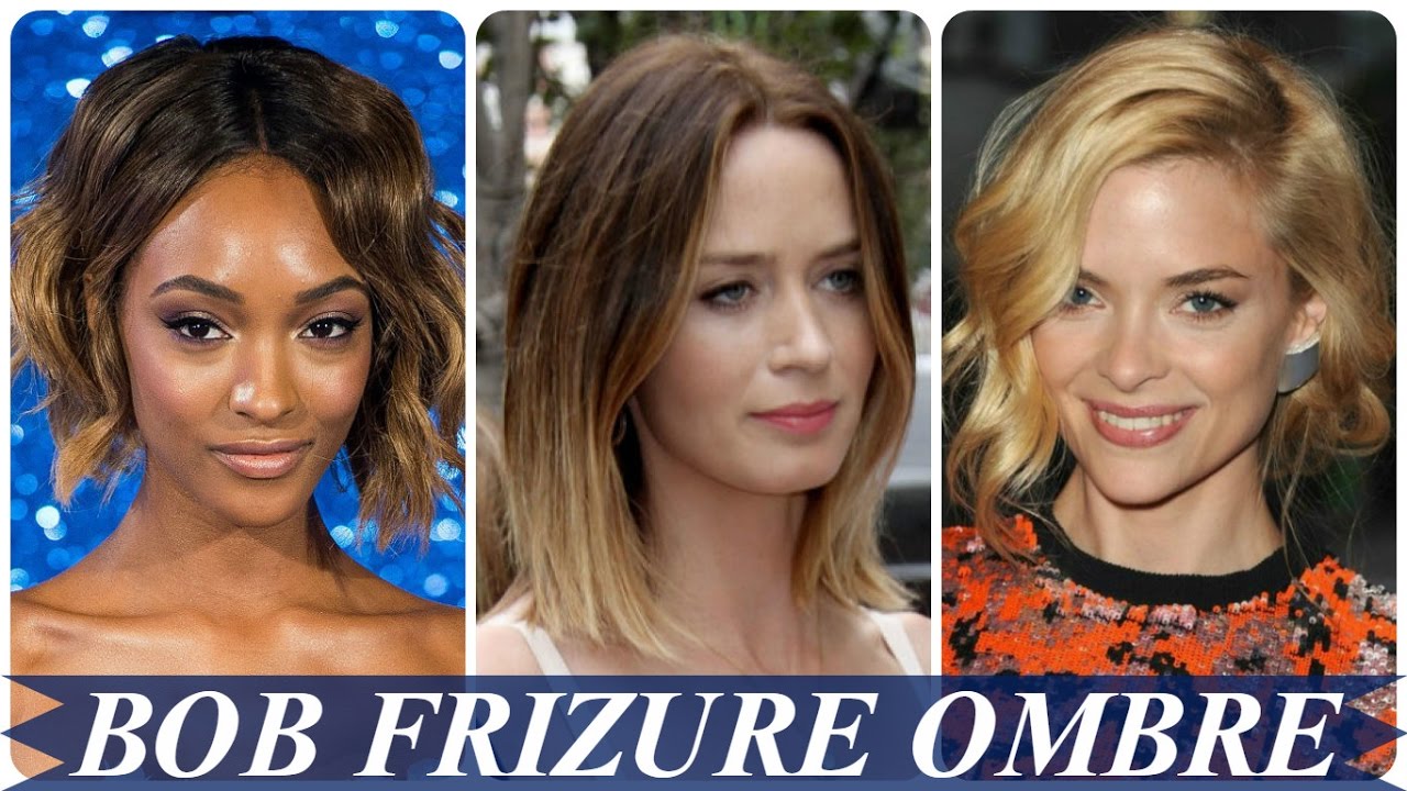 Bob frizure ombre - YouTube