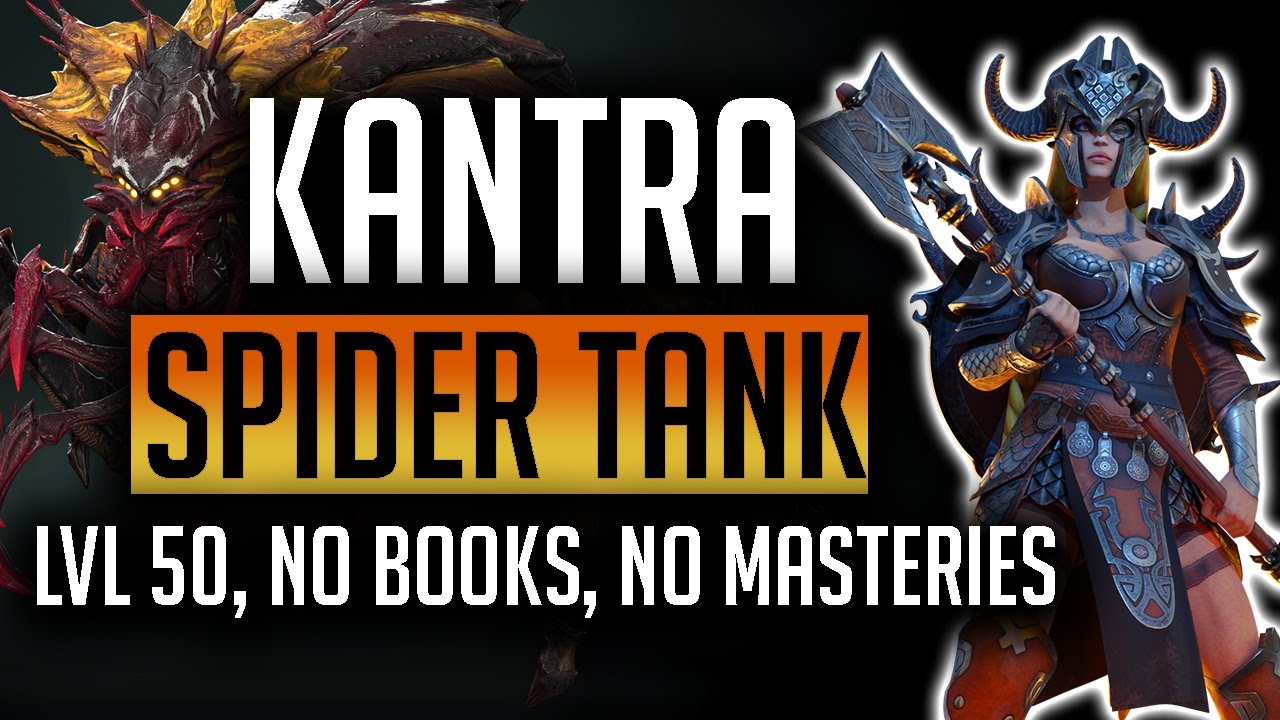 RAID: Shadow Legends | Kantra the Spider tank! Level 50, No books, No ...