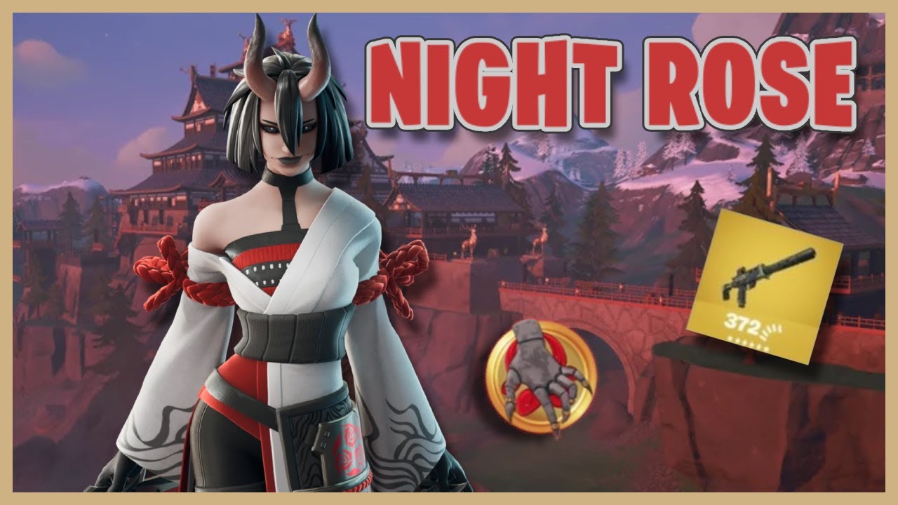 Night Rose Boss Loadout in Fortnite - YouTube