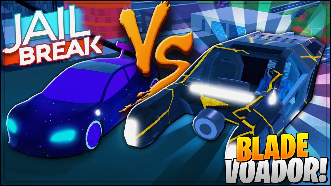 BLADE o NOVO CARRO APELÃO VOADOR PARA FUGIR dos POLICIAL no JAILBREAK 🤣 ...