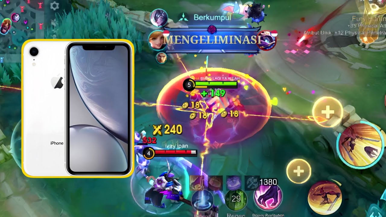 IPHONE XR 3JUTAAN BUAT MAIN GAME MOBILE LEGENDS | MLBB - YouTube