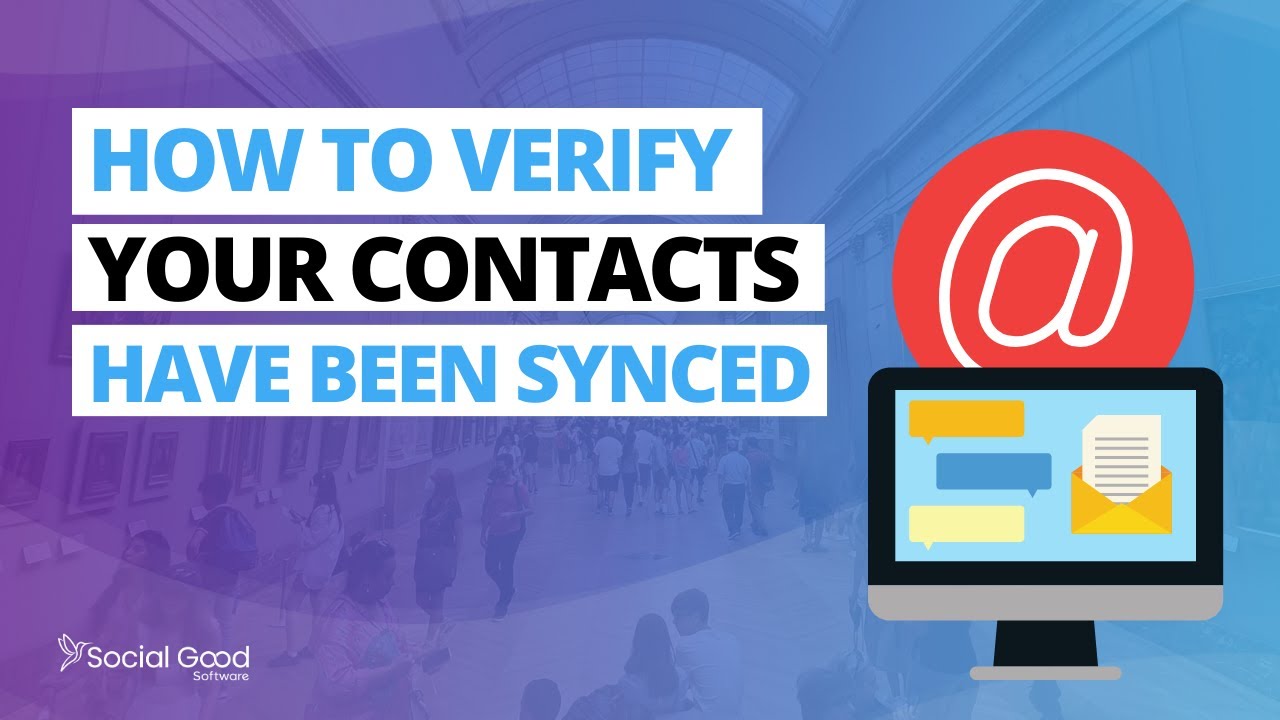 How to verify your contacts have been synced - YouTube