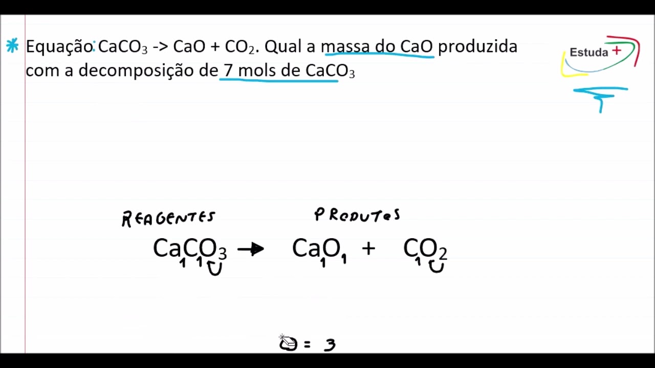 Equa o CaCO3 CaO CO2 Qual A Massa Do CaO Produzida Com A equa-o-caco3-cao-co2-qual-a-massa-do-cao-produzida-com-a