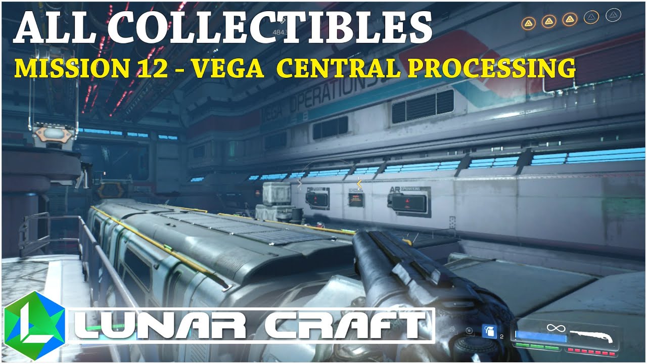 DOOM: All Collectibles Mission 12 (Collectibles, Data Logs, AutoMaps ...