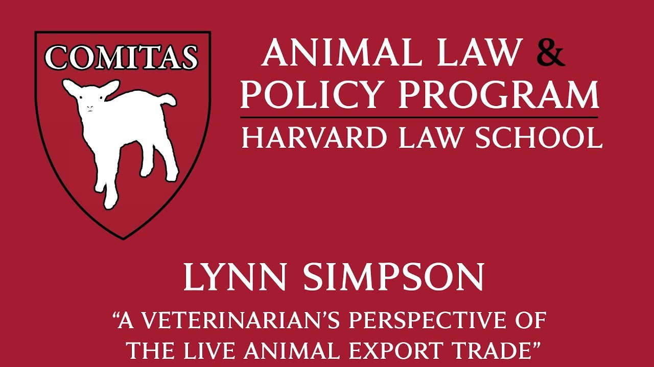 2/26/18 – Lynn Simpson "A Veterinarian's Perspective of the Live Animal ...