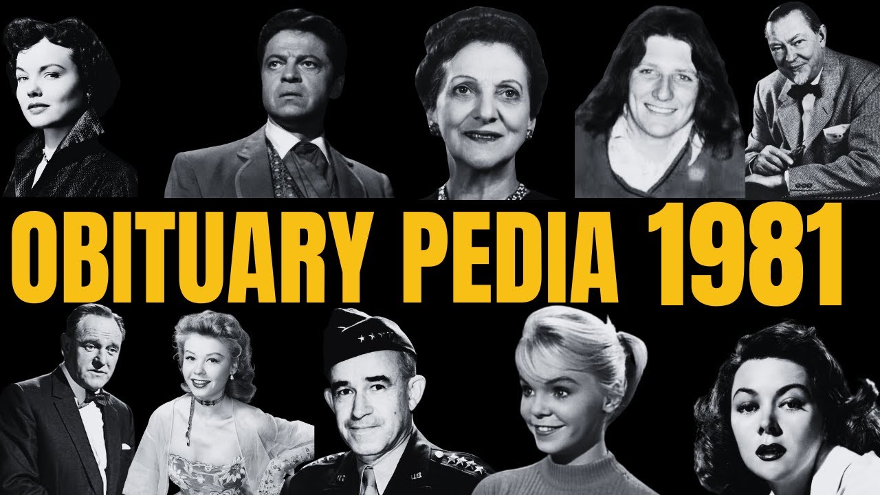 Celebrities Lost in 1981 - Obituary in 1981 - YouTube