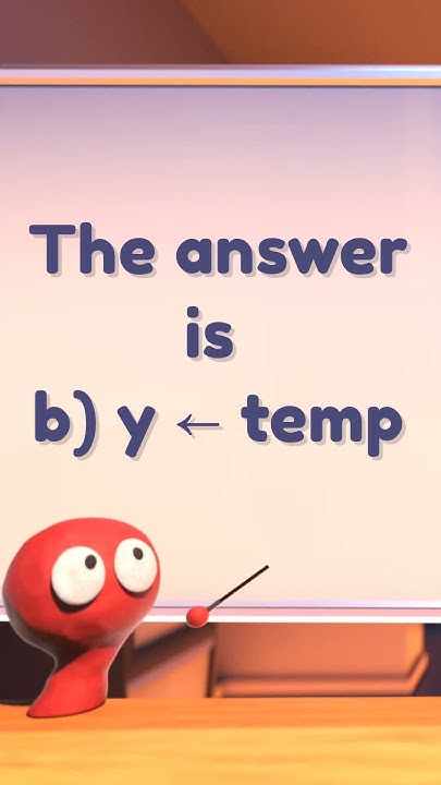 AP CSP Exam Cramming: Swap Values Question (Last-Minute Prep) - YouTube