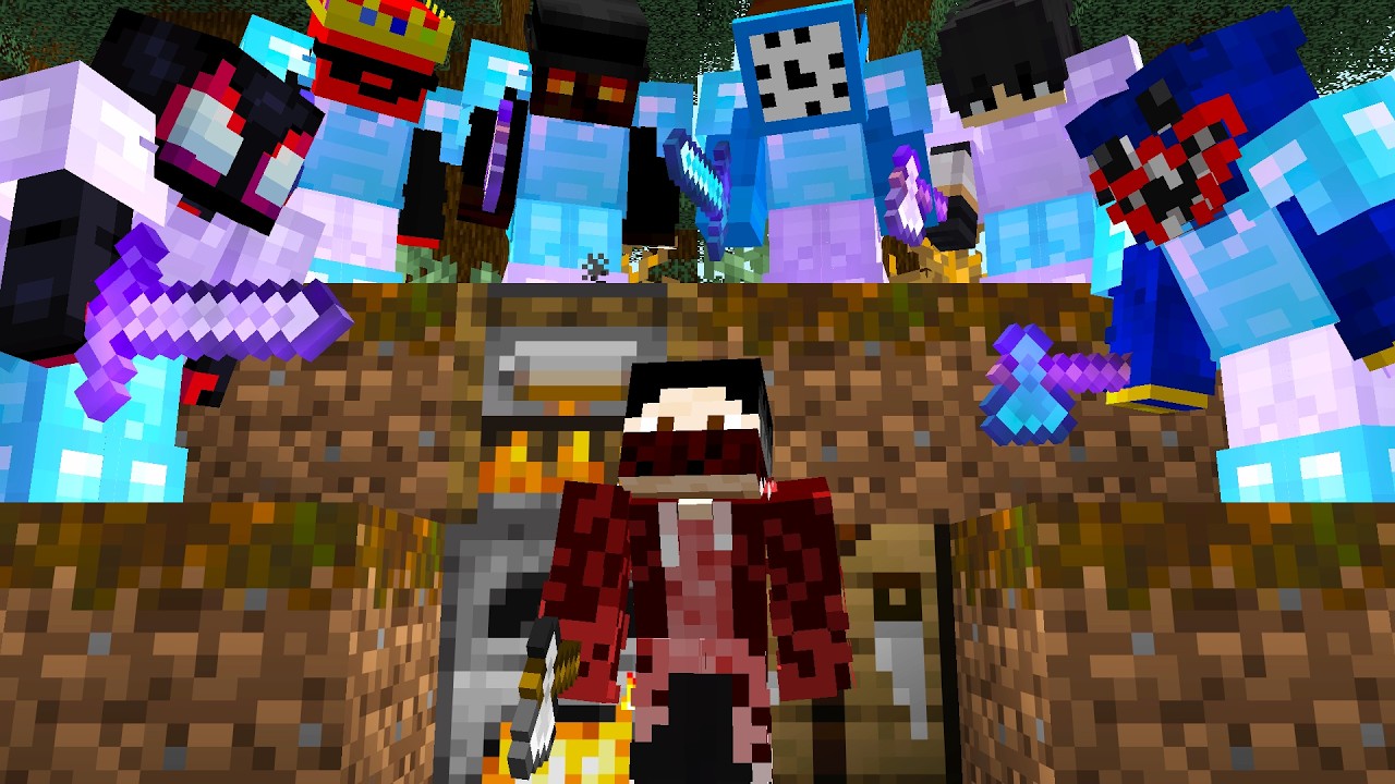 Minecraft Speedrunner VS 6 Hunters FINALE - YouTube