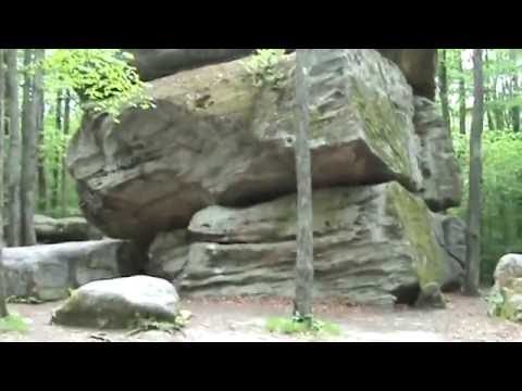 Thunder Rocks, Allegany State Park - YouTube