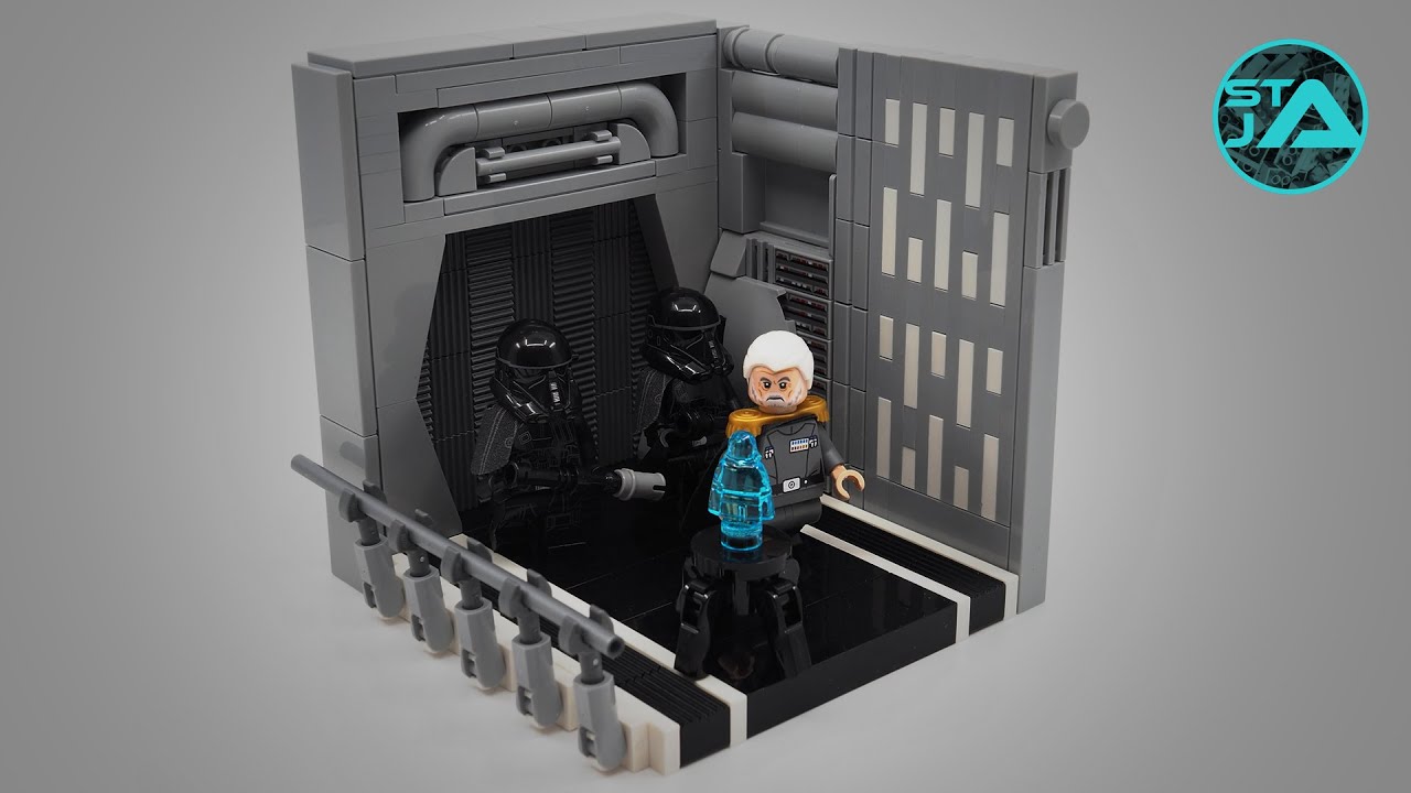 LEGO Imperial Corridor | Star Wars MOC Timelapse #shorts - YouTube