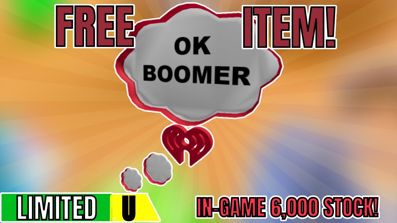 [FREE LIMITED] HOW TO GET THE OK BOOMER THOUGHT BUBBLE IN IHEARTLAND ...