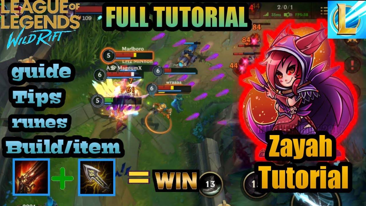 Xayah Wild Rift:Tutorial,Lane,Guide,build,tip tricks|League of Legends ...