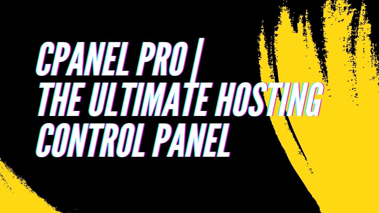 CPanel Pro | The Ultimate Hosting Control Panel | Web Hosting - YouTube