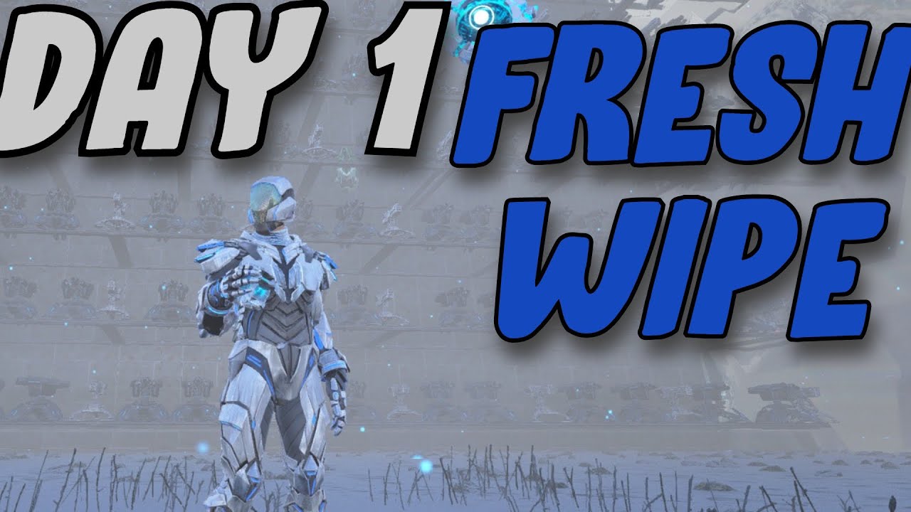 Securing Genesis Base Spot On Day 1 Wipe: Ark Survival Evolved Fibercraft - YouTube