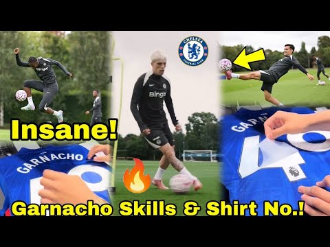 🚨 GARNACHO STUNNED CHELSEA TRAINING FACILITIES WITH A MONSTER TRAINING ...